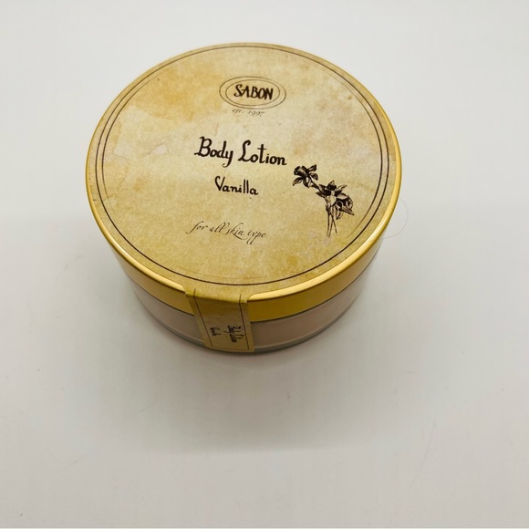 Sabon | Skincare | Nwt Sabon Body Lotion Vanilla 20 Ml7 Oz | Poshmark